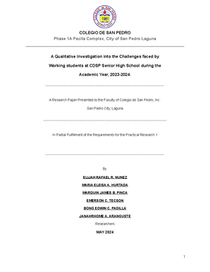 Chapter 1 TO 3 - Phase 1A Pacita Complex, City of San Pedro Laguna A ...