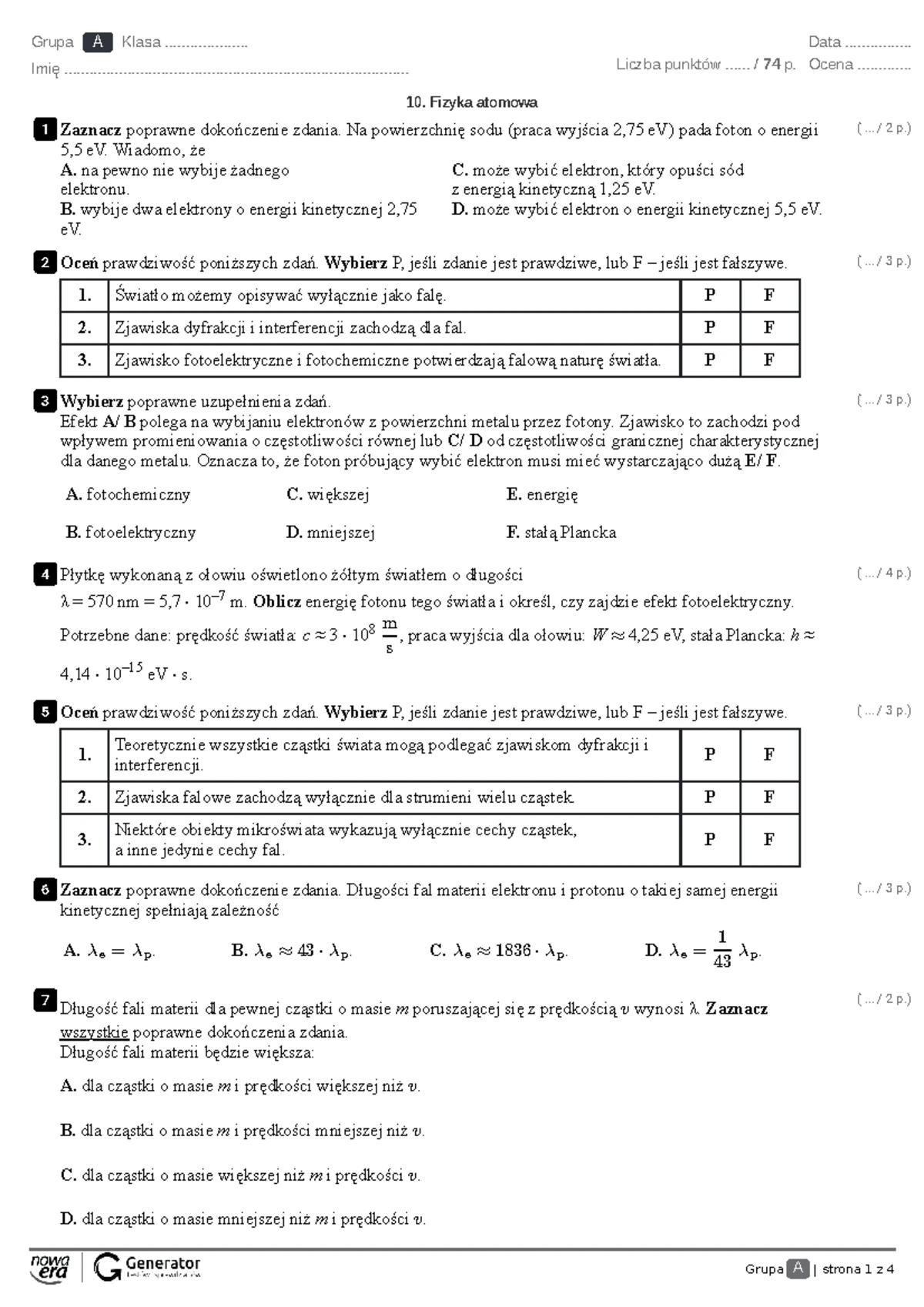 Zjawisko fotoelektryczne - Fotoefekty i ich zastosowania w energetyce - Studocu