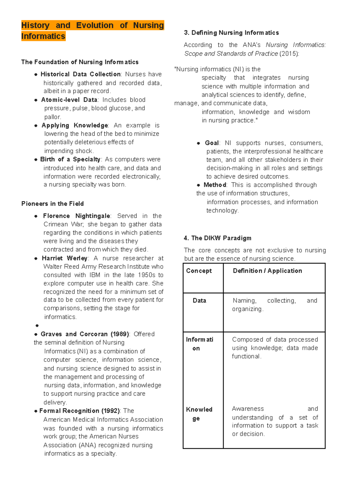 NCM 2011: Overview of Nursing Informatics Evolution and Future Trends ...