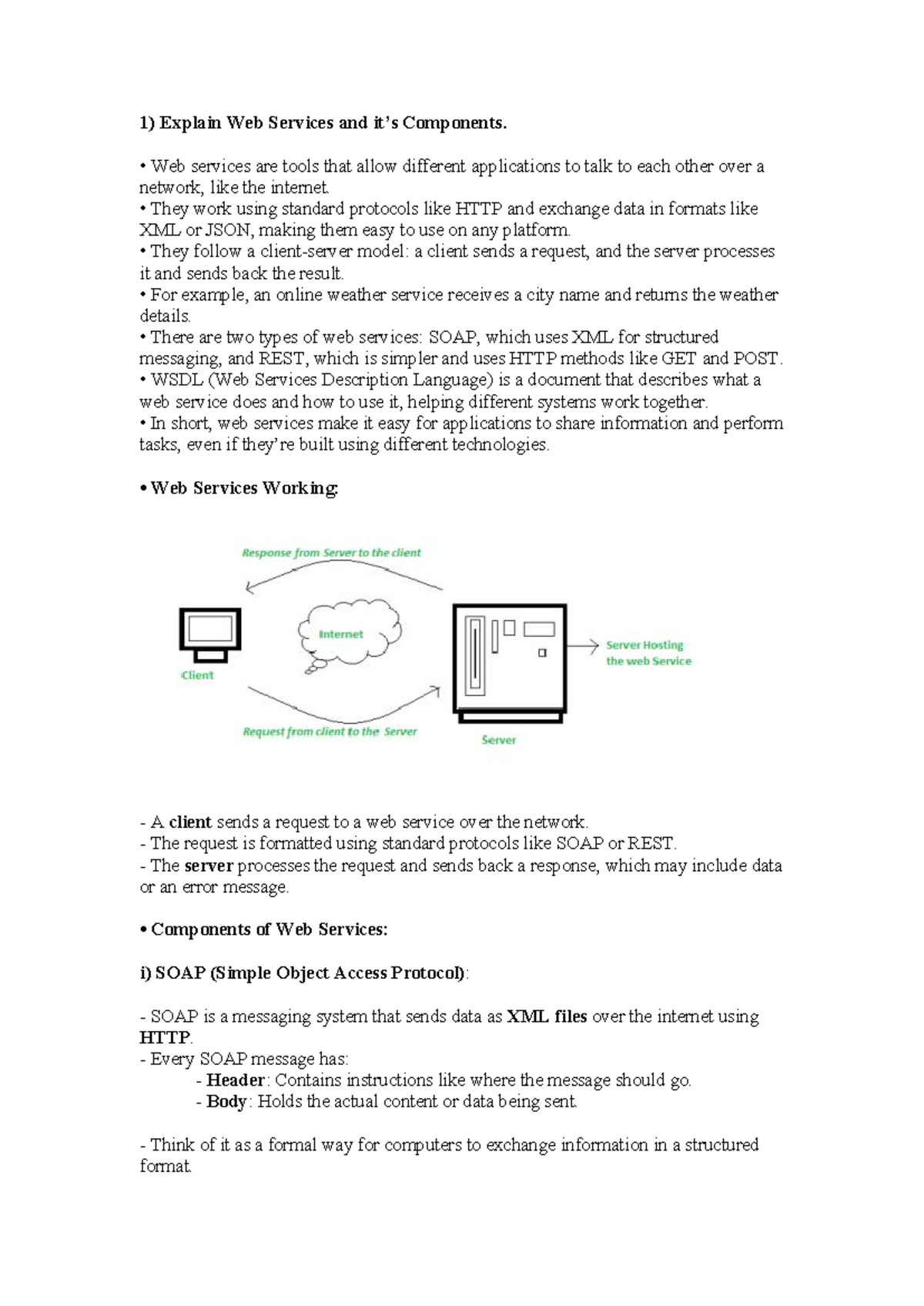 CS101: Web Services, Distributed Computing, and WSDL Architecture Notes ...