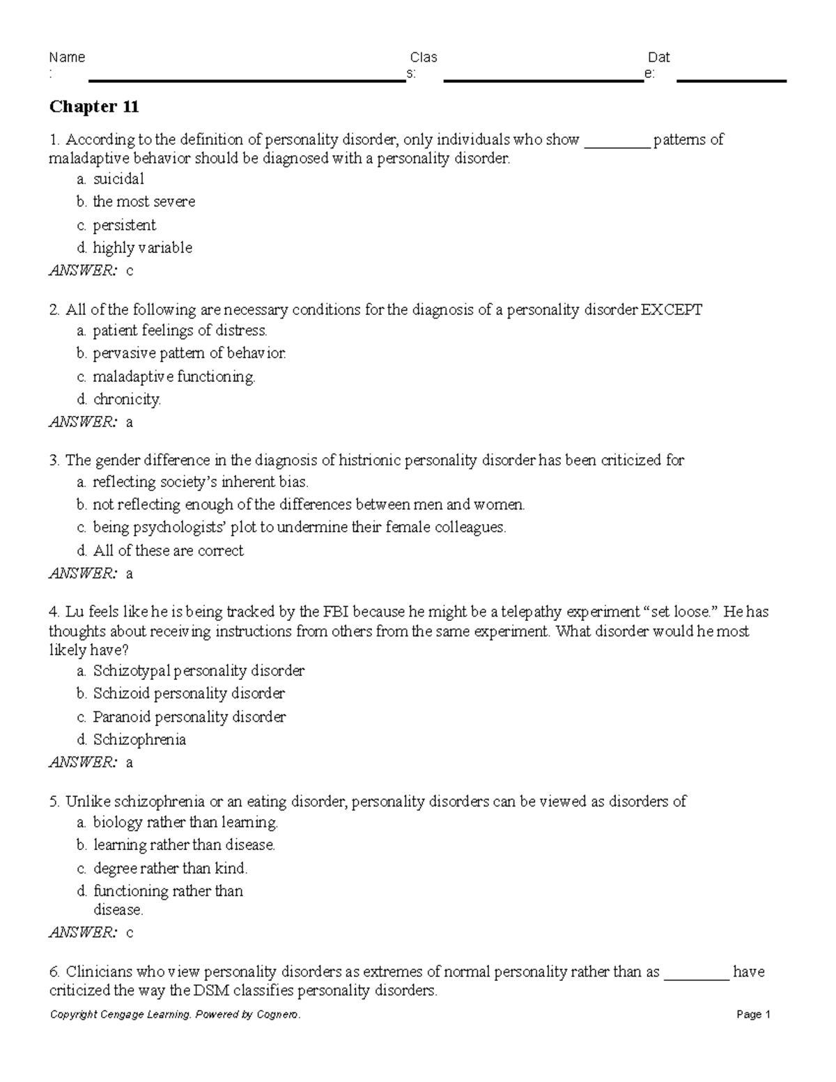 Chapter 11 - Baseline data that is collected after the health history ...