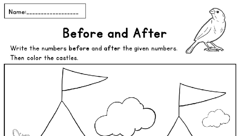 First Grade Math: Place Value & Before/After Numbers Worksheets - Studocu