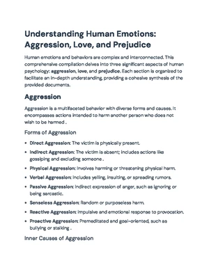 Understanding Human Aggression: Nature vs. Nurture in Behavior Analysis ...
