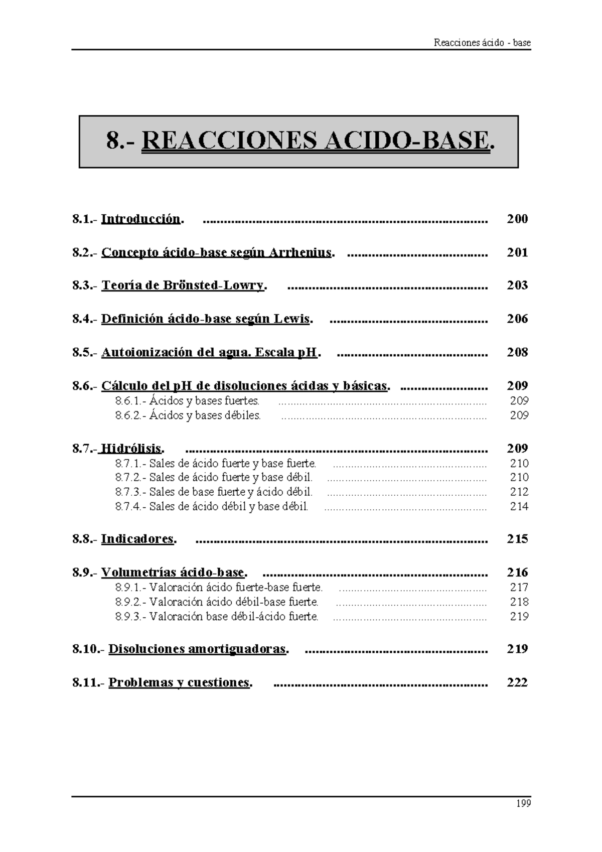 Acidobase - Lectura sobre Reacciones Ácido-Base y pH - Studocu