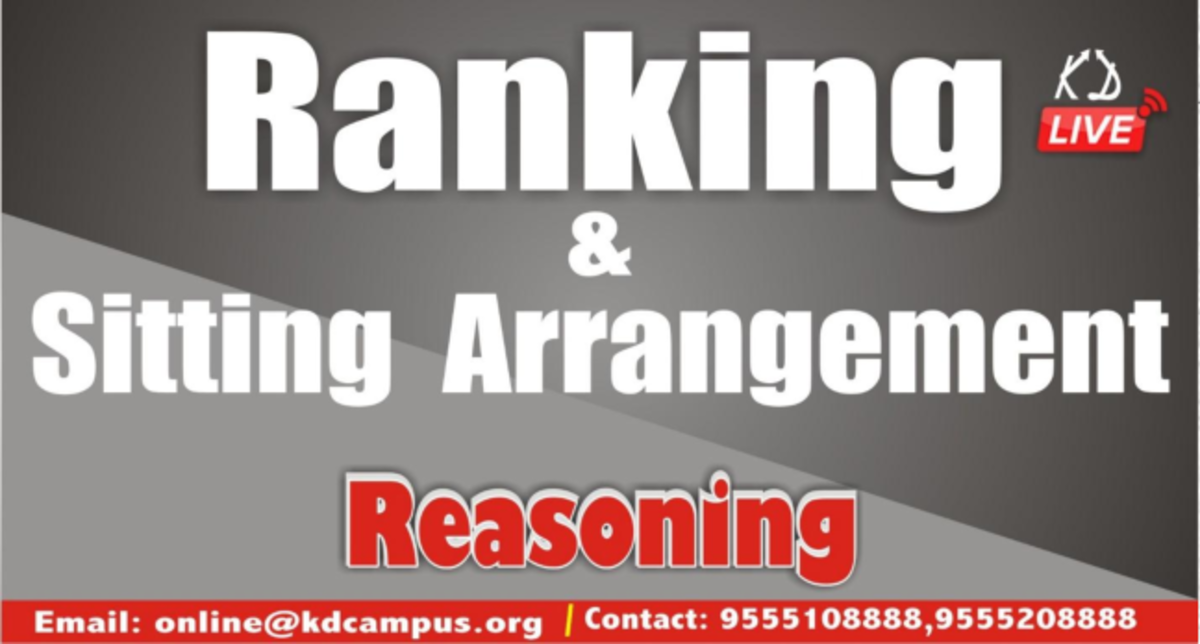 Reasoning PPT- 64: Ranking & Sitting Arrangement Exercises - Studocu