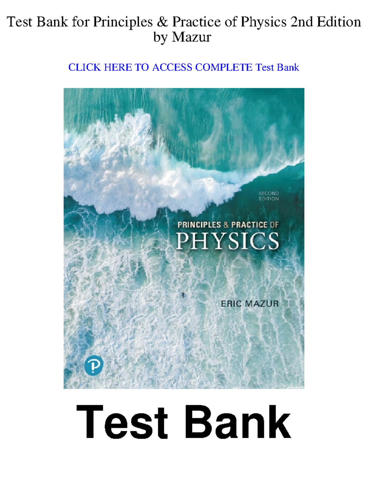 9780135610534-TEST-BANK - Test Bank for Principles & Practice of ...