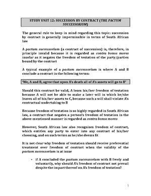 LOP Study Unit 2 3 - law of persons - STUDY UNIT 2 TERMINOLOGY AND ...