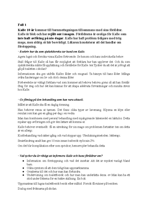 [Solved] Axel r 5 r Han har varit frkyld i ca en vecka med gul snuva ...