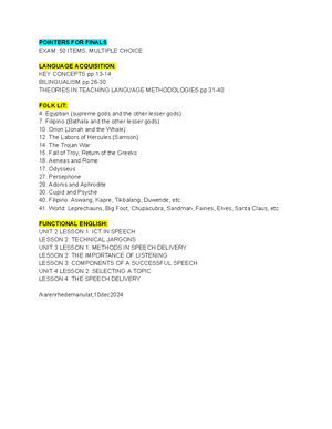 Lesson Plan - OBJECTIVES At the end of the lesson, the students must be ...