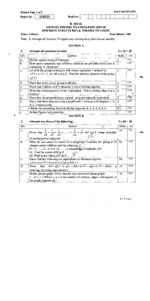 Unit 1 Notes For Aktu Dstl Unit Set Theory Introduction Combination Of Sets Multisets