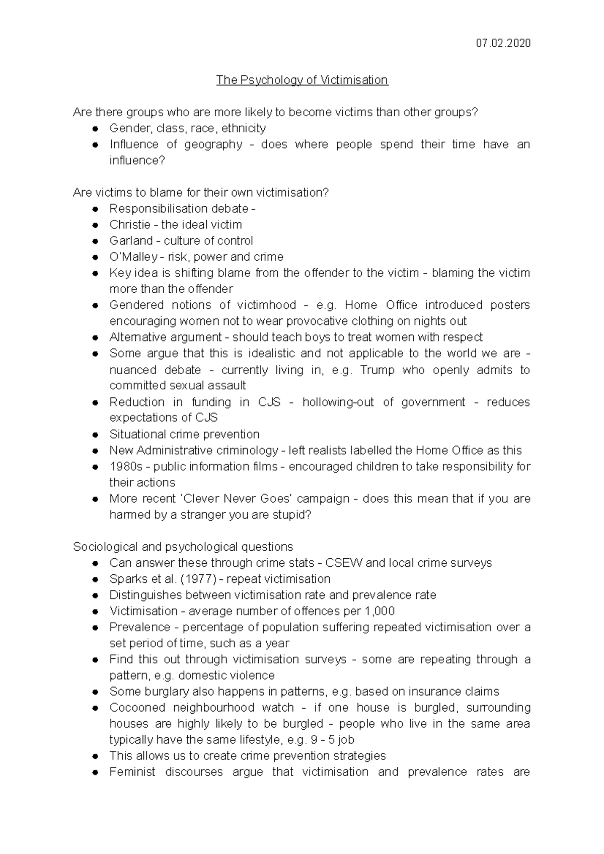 Psychology of Victimisation - Home Office introduced posters ...