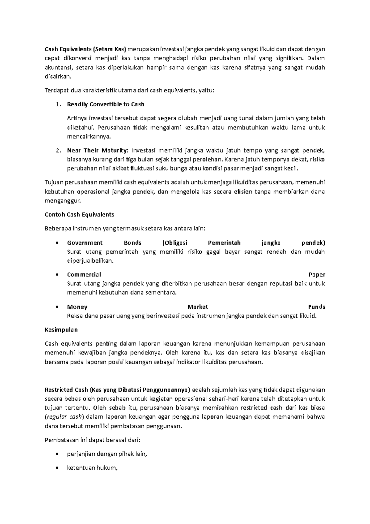 Rangkuman Bab 6: Kas dan Piutang - Akuntansi Menengah - Studocu