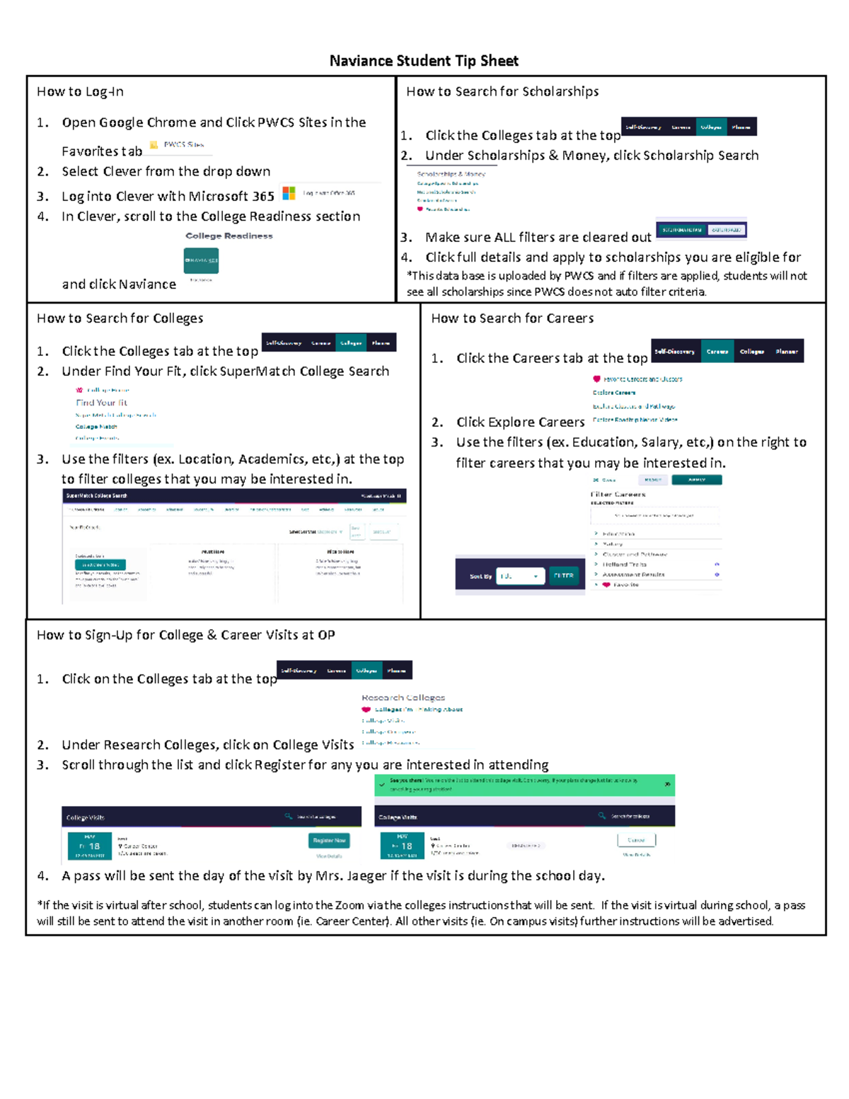 Naviance Tip Sheet 2 - hiiiiiiii - Naviance Student Tip Sheet How to ...