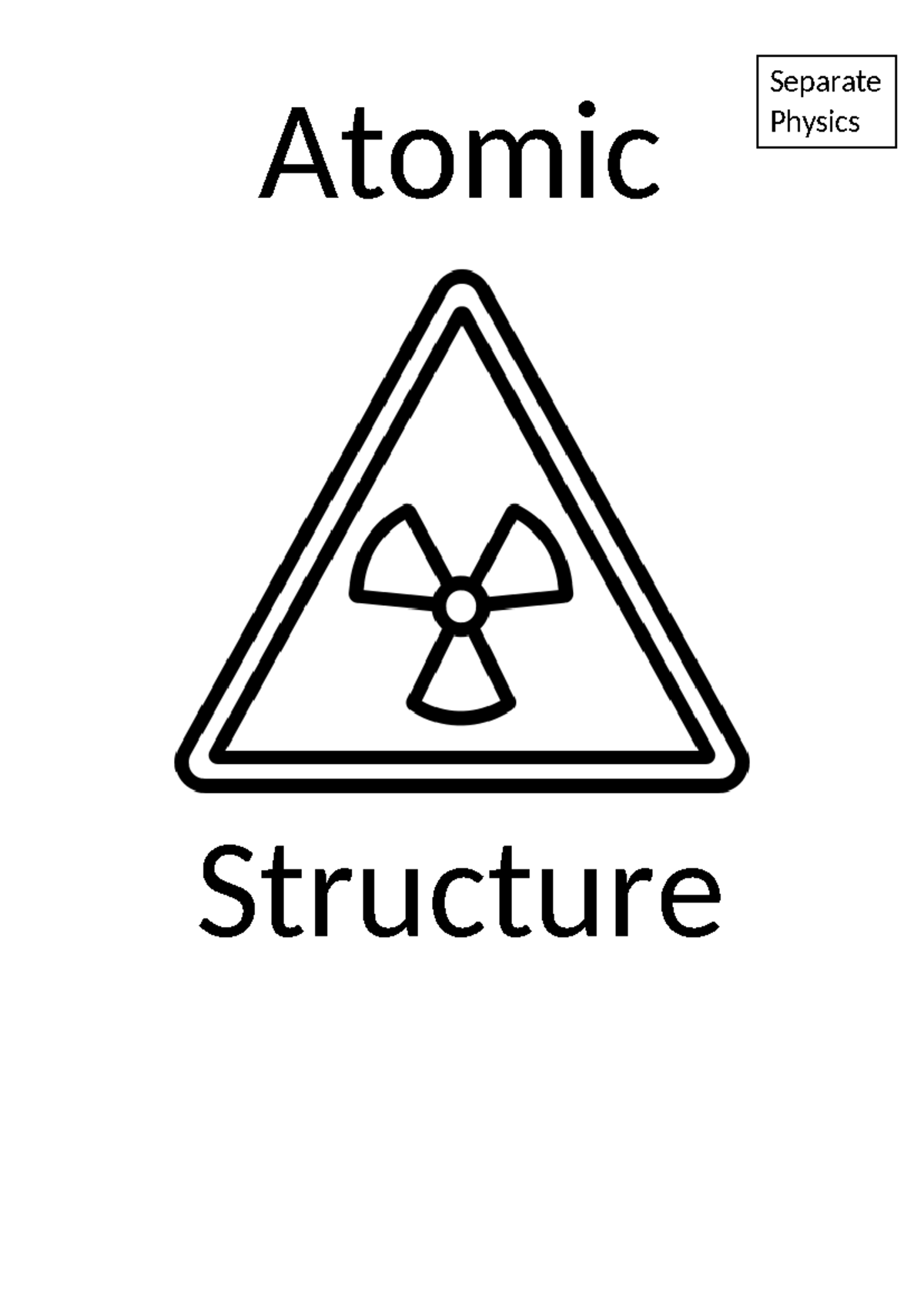 Atomic Structure Study Guide: Key Concepts and Facts - Studocu
