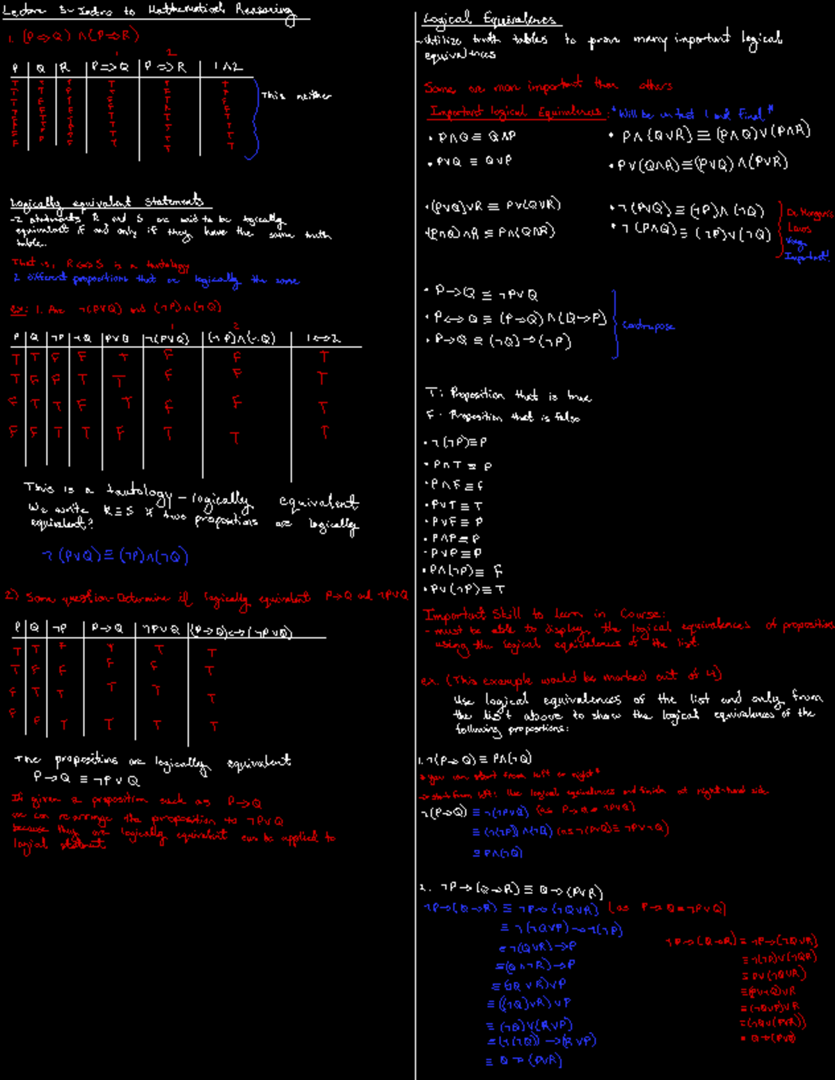 Lecture 3 - Intro to Mathematical Reasoning (MATH 112) - Studocu