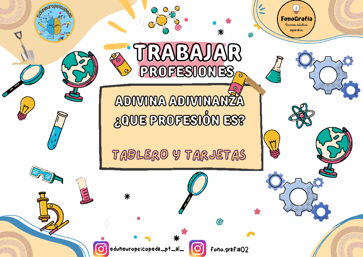 Adivina Adivinanza Trabajamos las profesiones - PROFESIONESPROFESIONES ...