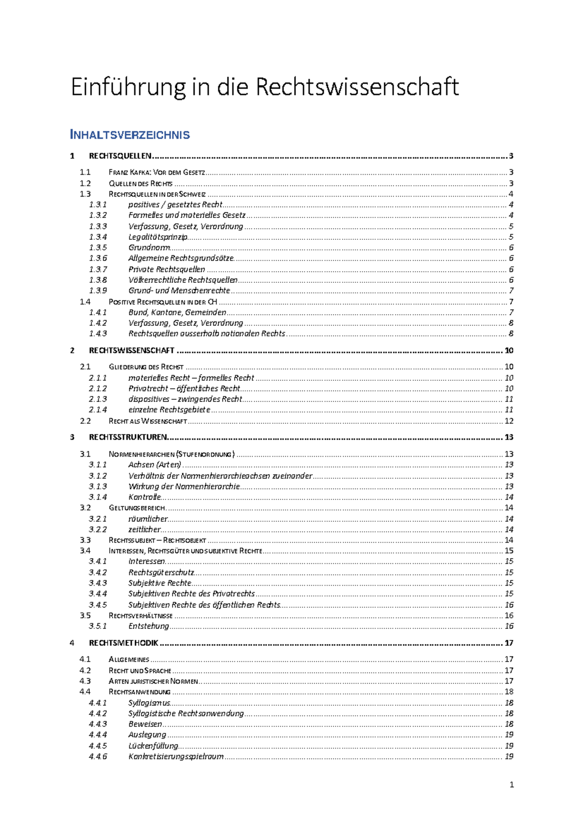 Einführung in die Rechtswissenschaft (ERJA): Grundlagen und Strukturen ...