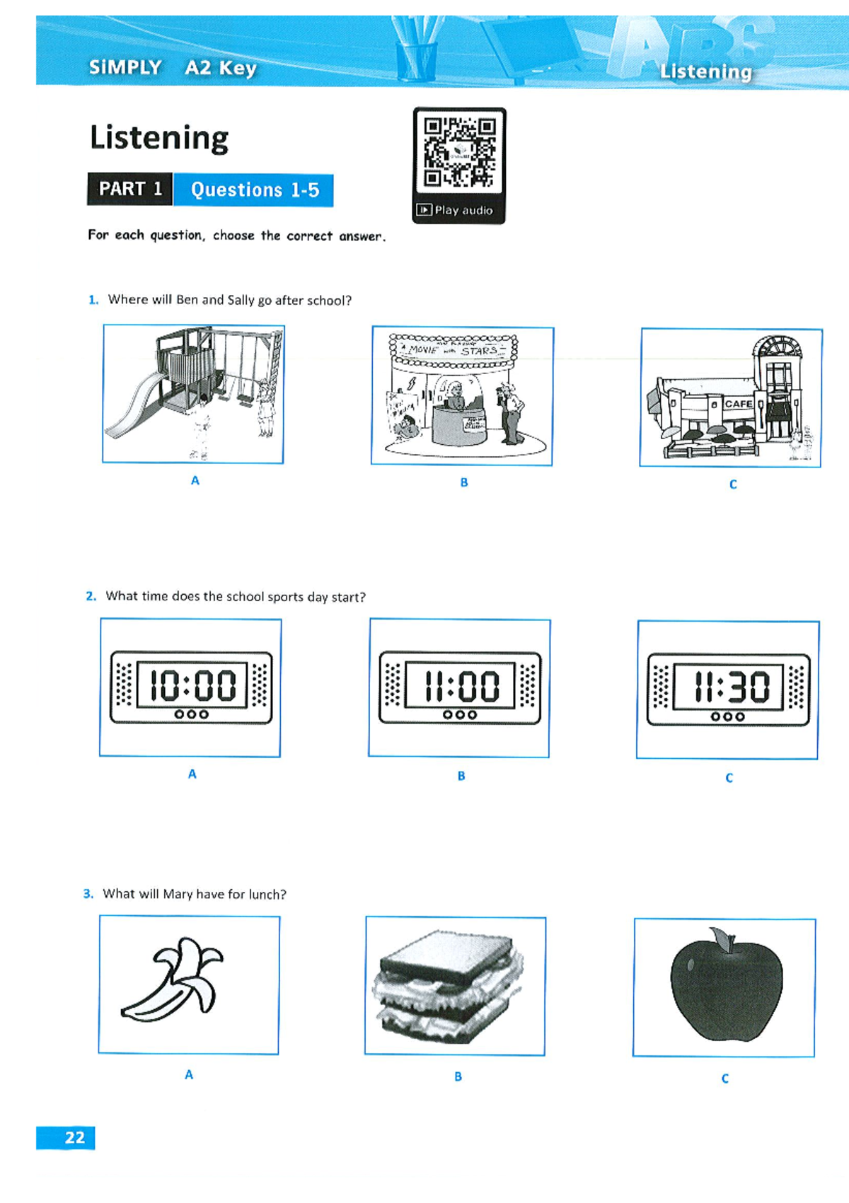 Simply KET A2 Key Listening Practice Test Questions - Studocu