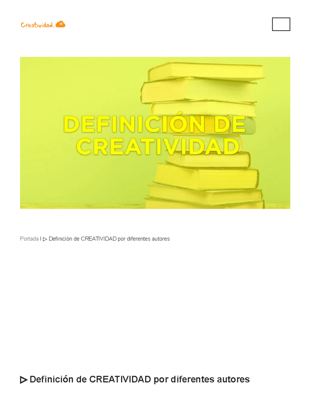 Definición de Creatividad según diversos autores - Insights y ...