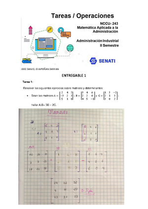 Entregable N°02 - Matematicaa Aplicada ALA Administracion - Senati ...