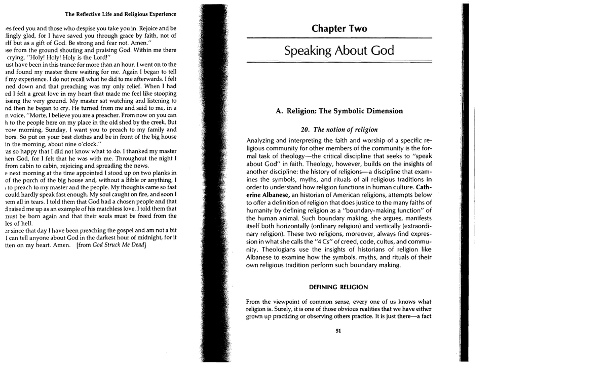 Religion: The Symbolic Dimension - Analyzing Boundaries and Beliefs ...