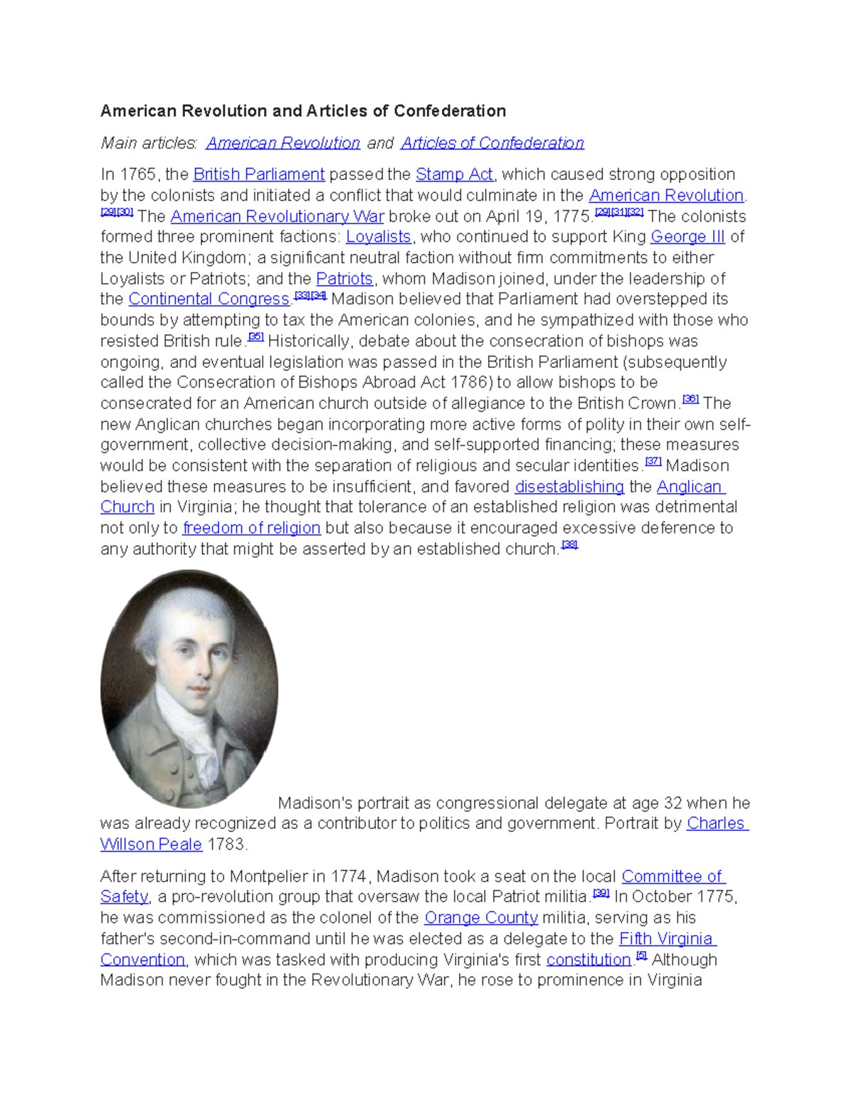 6 - An article. - American Revolution and Articles of Confederation ...