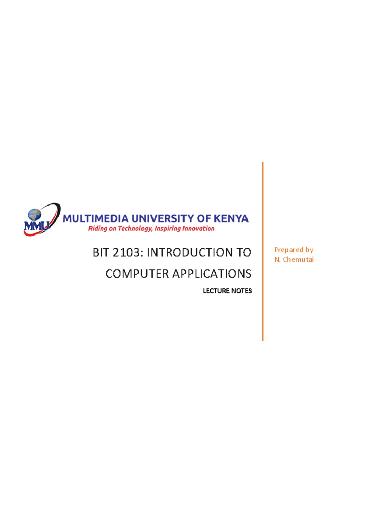 Occupational Standards for ICT Technician Level 5 - TVET CDACC - Studocu