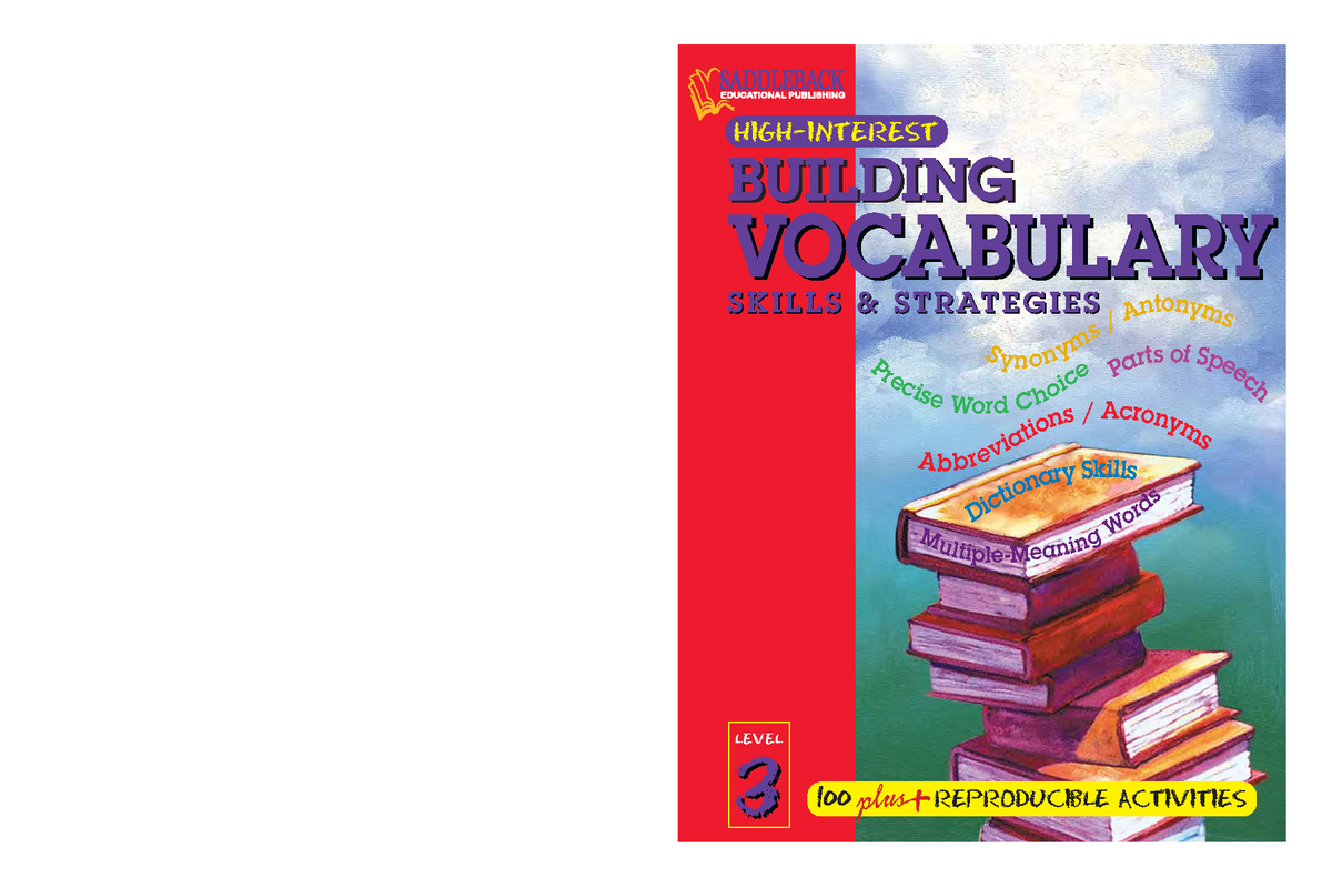 Building Vocabulary 3 - ESL Study Materials & Activities - Studocu