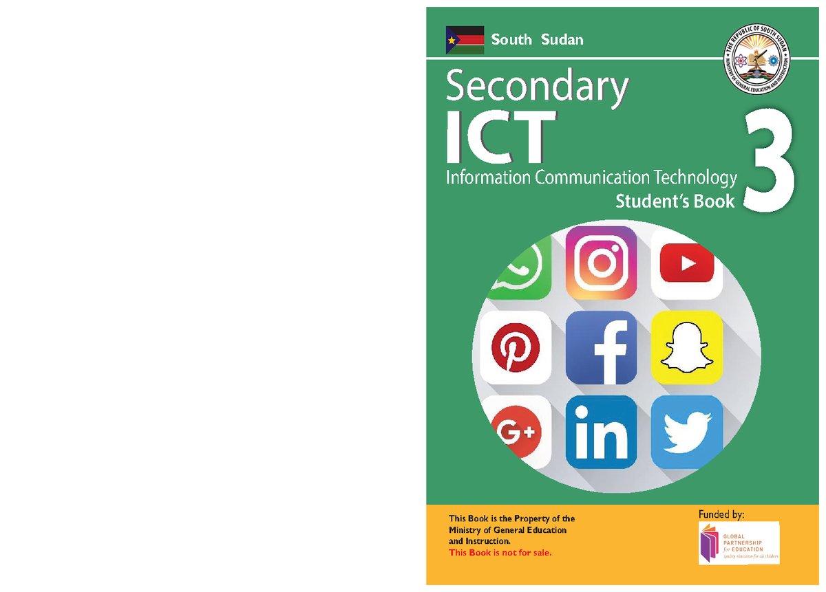 Secondary ICT 3 Student Textbook: Care and Usage Guidelines - Studocu