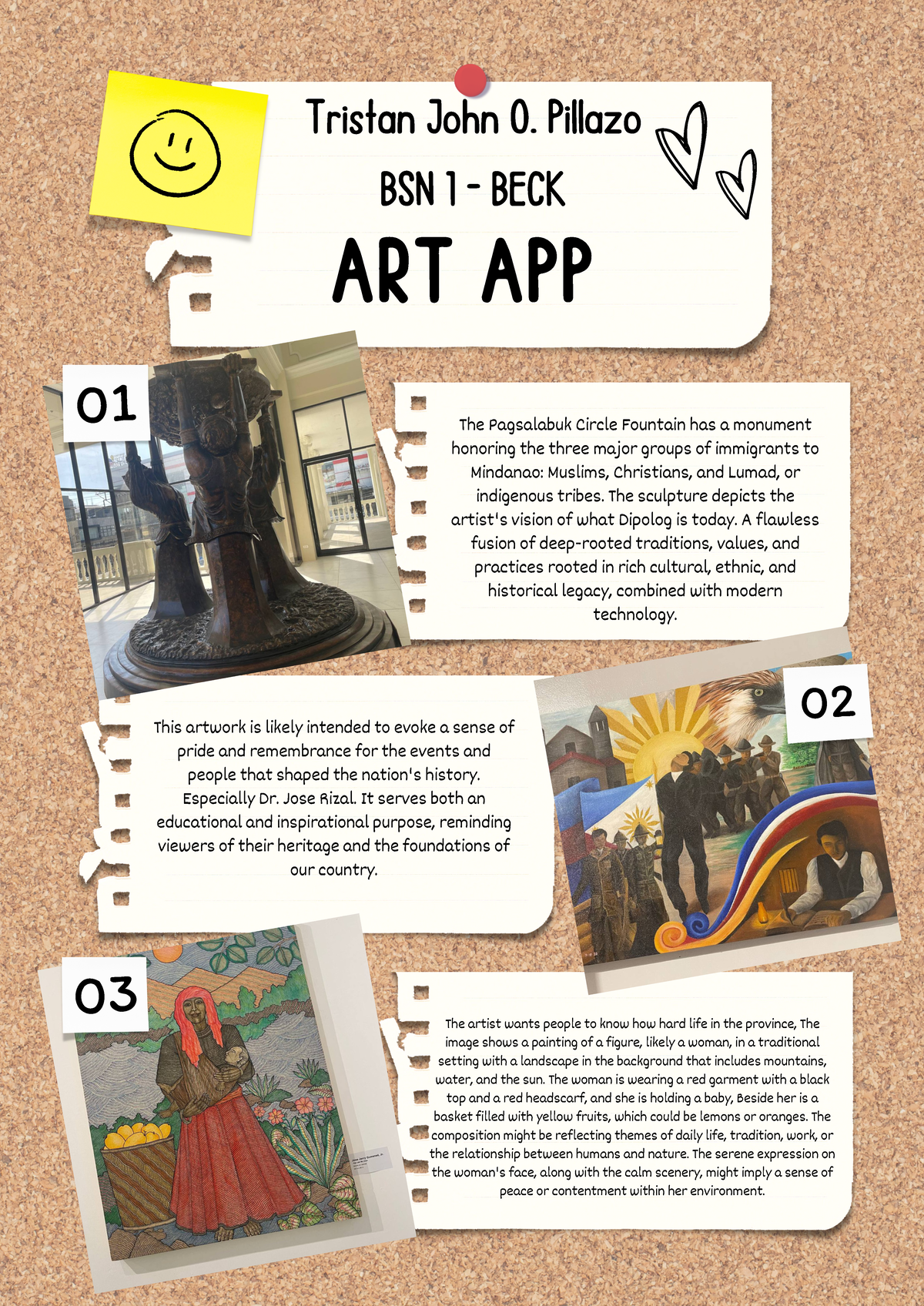 BSN 1 - BECK Art Poster: The Pagsalabuk Circle Fountain Analysis - Studocu