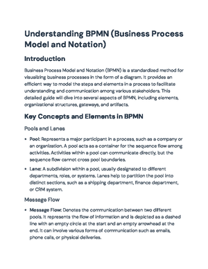 BPM Lifecycle: Phase 1 - Process Identification and Architecture ...