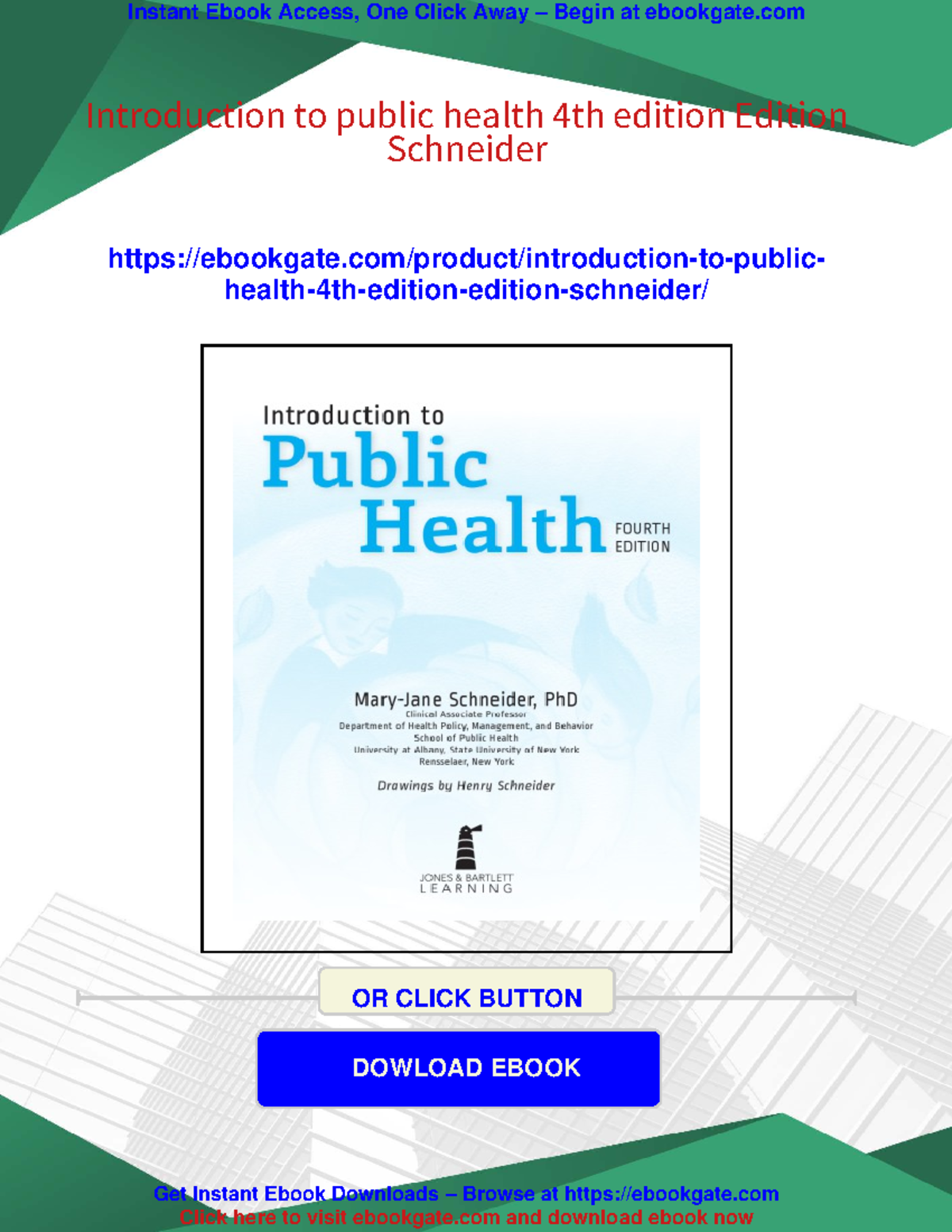 Public Health Insights: Introduction to Public Health 4th Ed. - Studocu