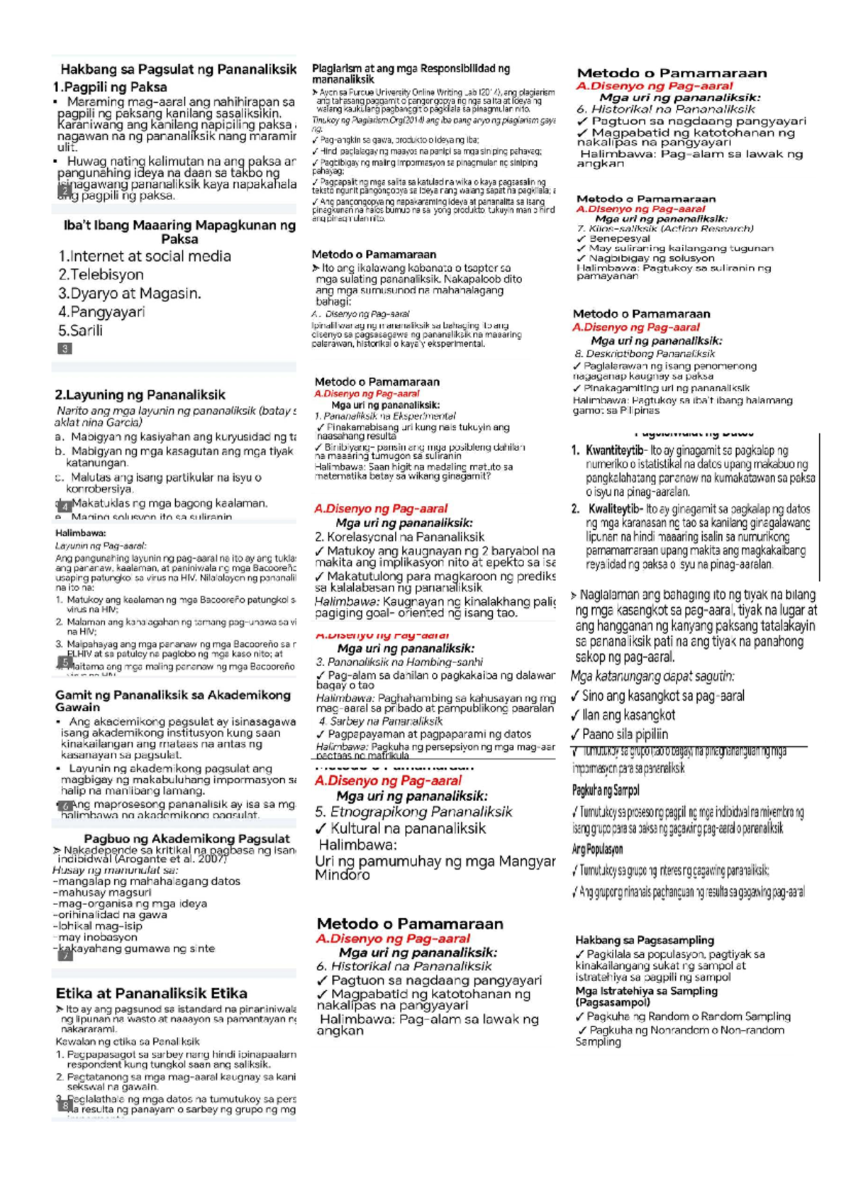 Hakbang sa Pagsulat ng Pananaliksik: Plagiarism at Responsibilidad ...