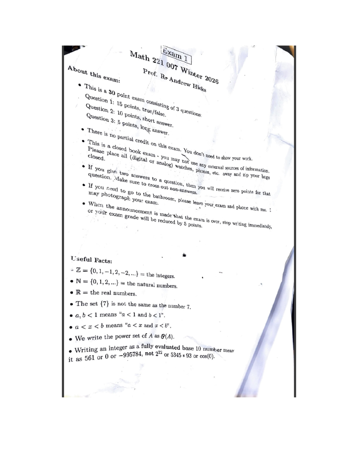 MATH 205 Final Exam Review: Key Concepts and Questions - Studocu