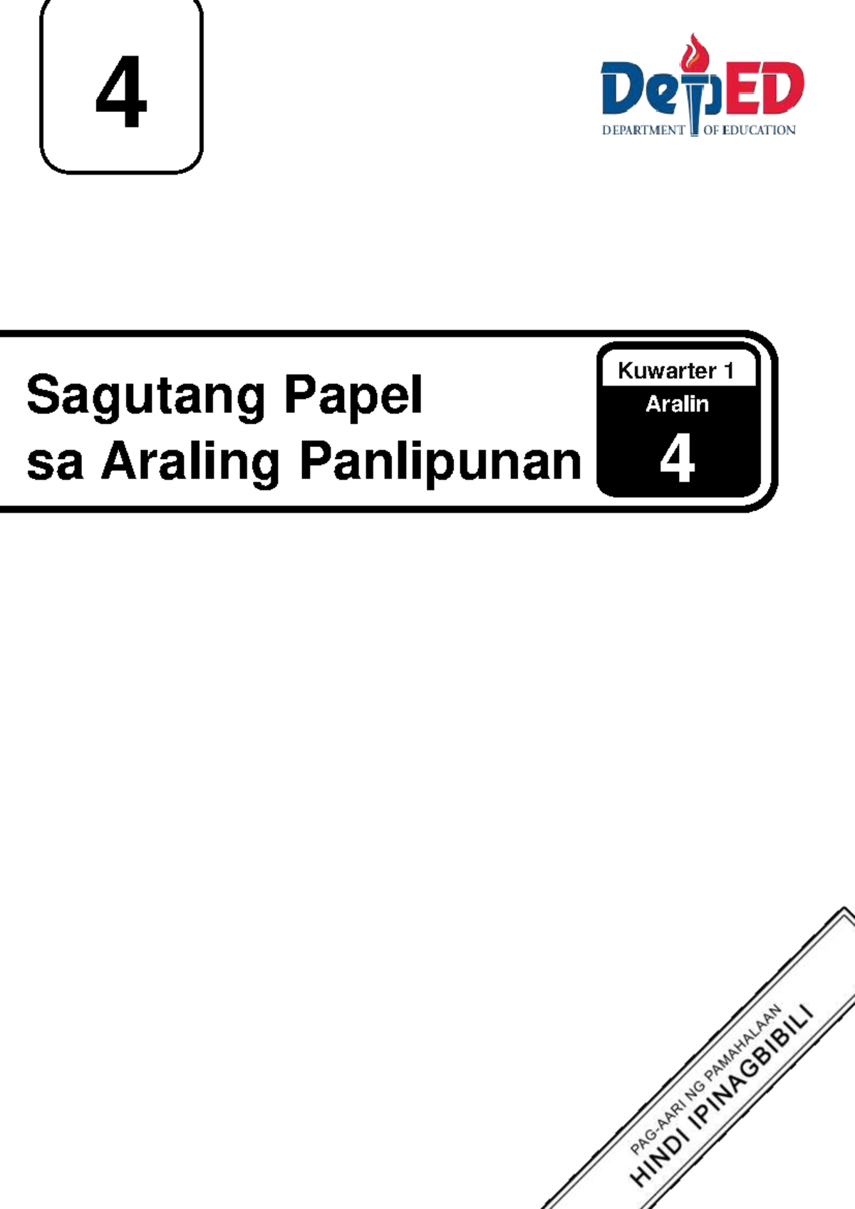 Q1 WS Araling Panlipunan 4 Lesson 4: B. Pambansang Teritoryo (Linggo 4) - Studocu