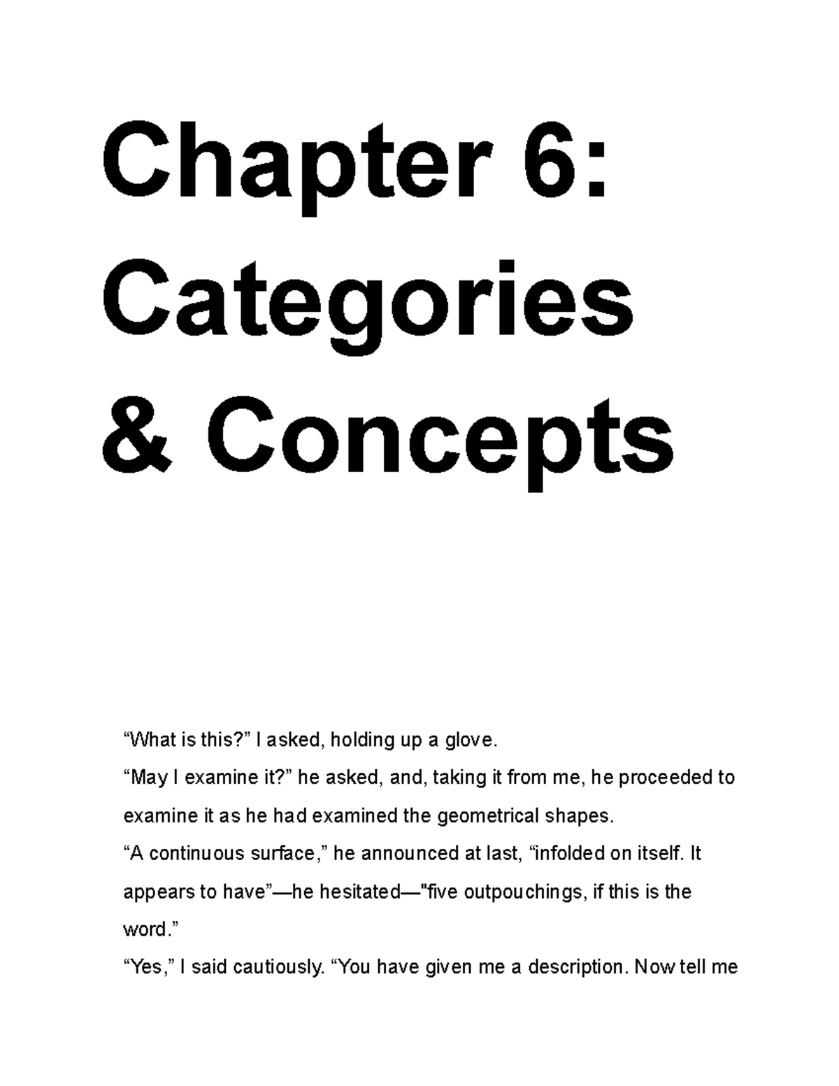 Chapter 6: Understanding Categories & Concepts in Psychology - Studocu