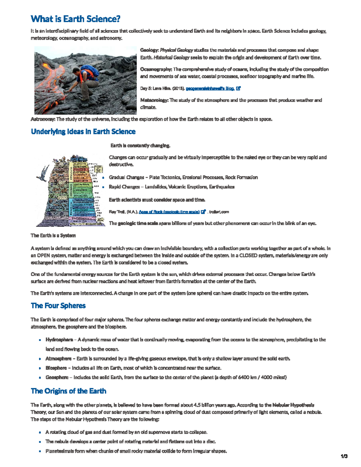 Unit 1: Introduction to Earth Science - ESC1000 Online Course Notes ...