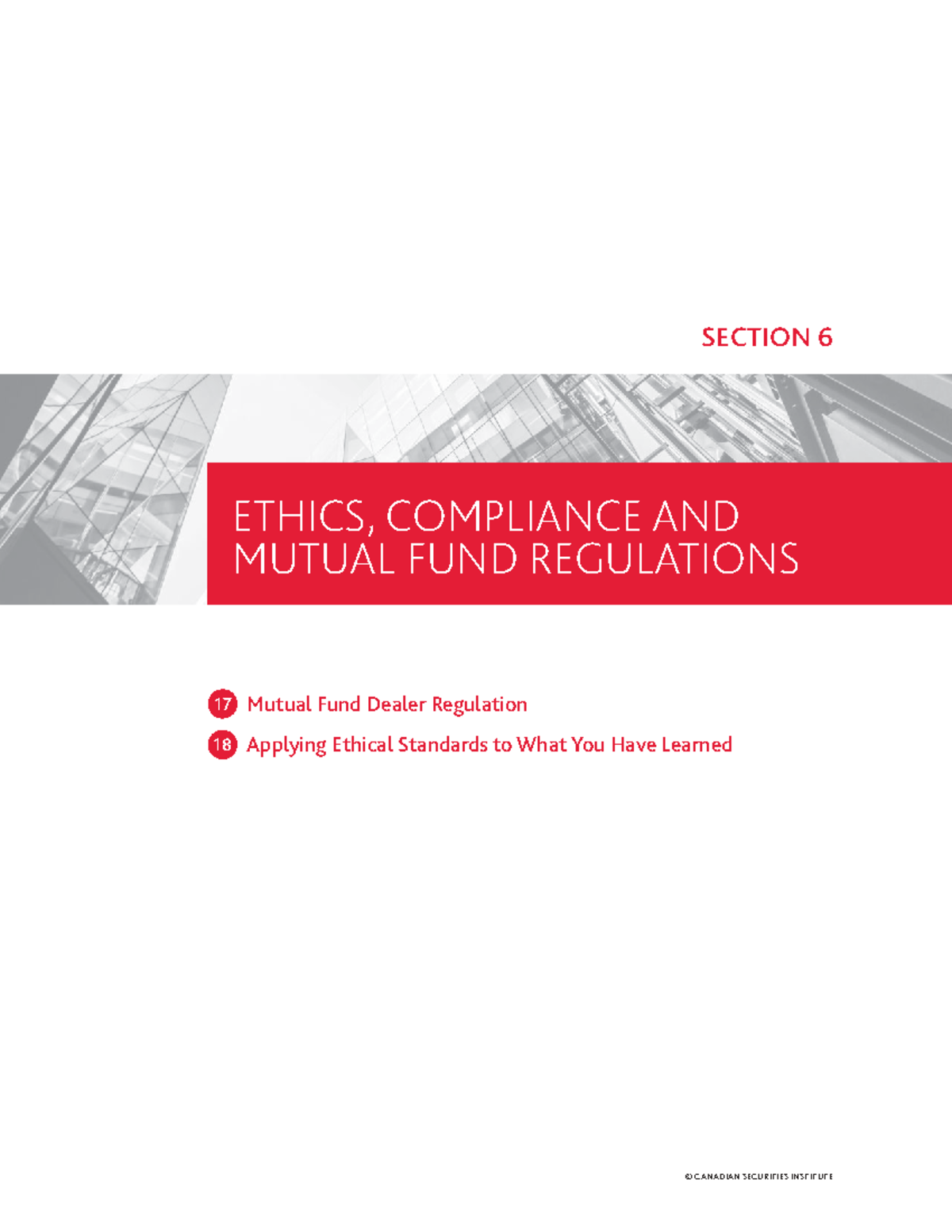 IFC TXT-Sec06-Chap17 2024: Ethics & Compliance in Mutual Fund ...