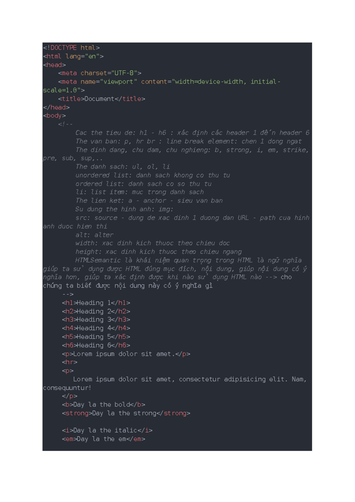 CODE ngôn ngữ HTML,CSS, Javascript - - Studocu