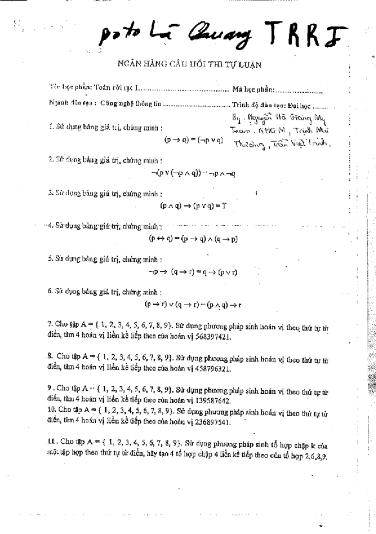 Bai tap huong dan giai nhch trr1 - poto La Causery TRRI NGAN HANG CÁU ...