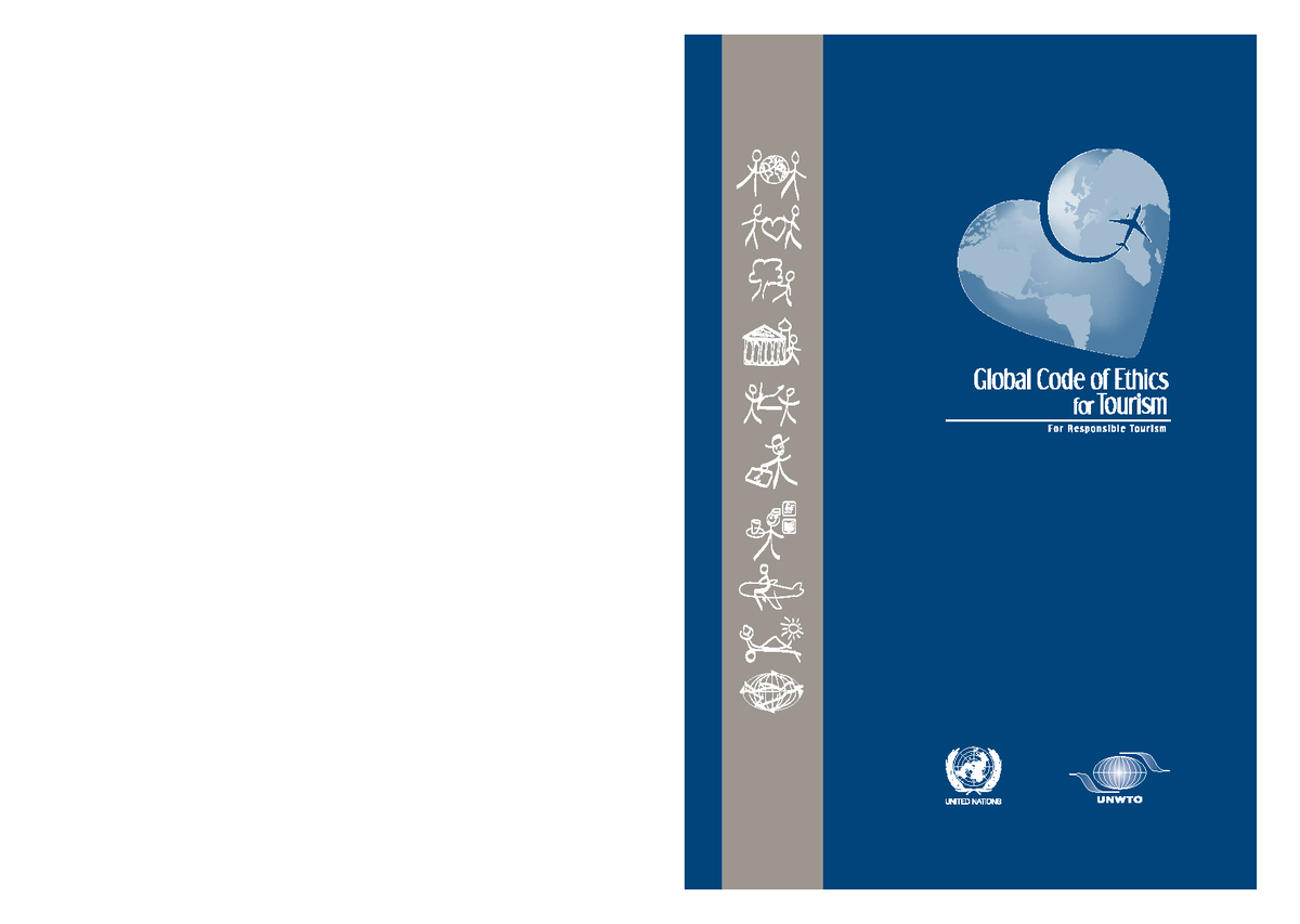 Global Code of Ethics for Tourism - UNWTO Resolution - Studocu