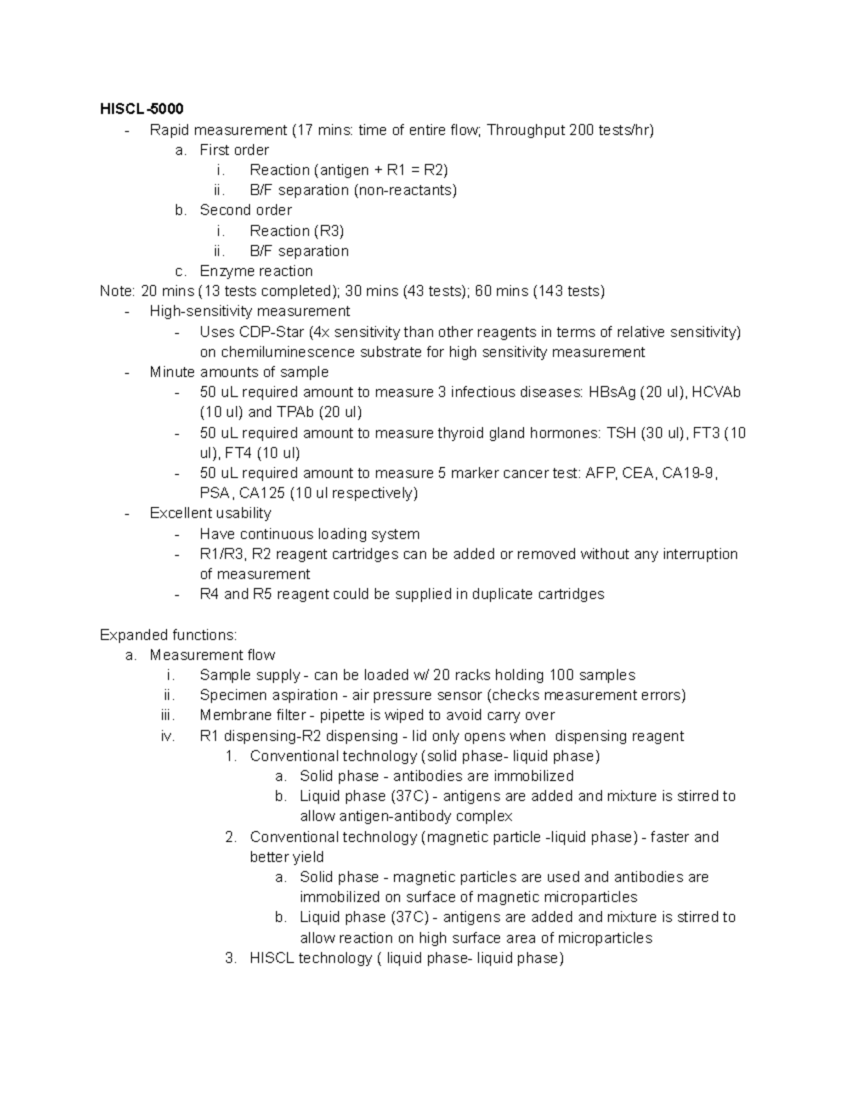 4sero- Hiscl-5000 - SEROLOGY MACHINE - HISCL- Rapid measurement (17 ...
