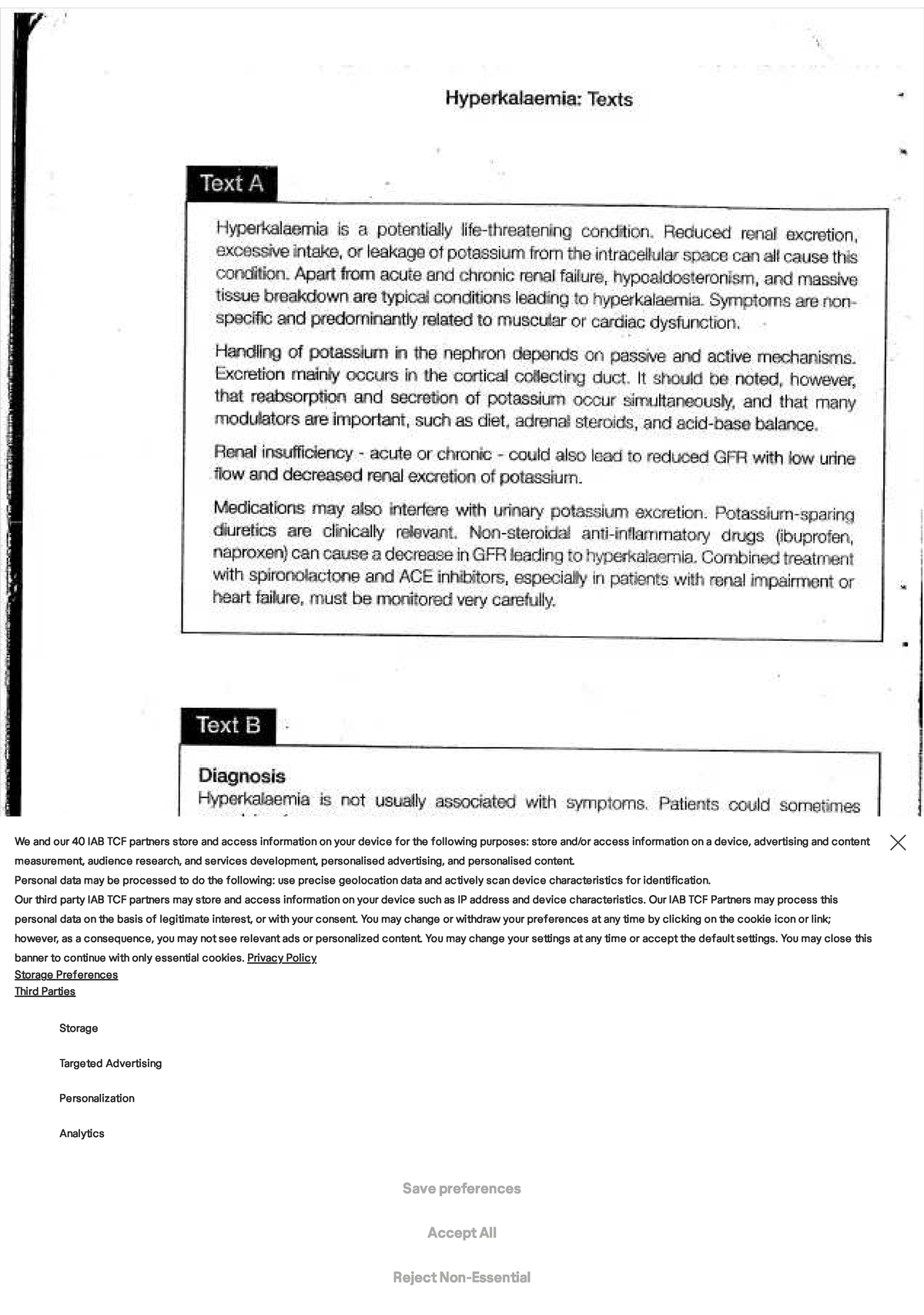 IAB TCF Partners: Data Storage and Access Overview - Studocu