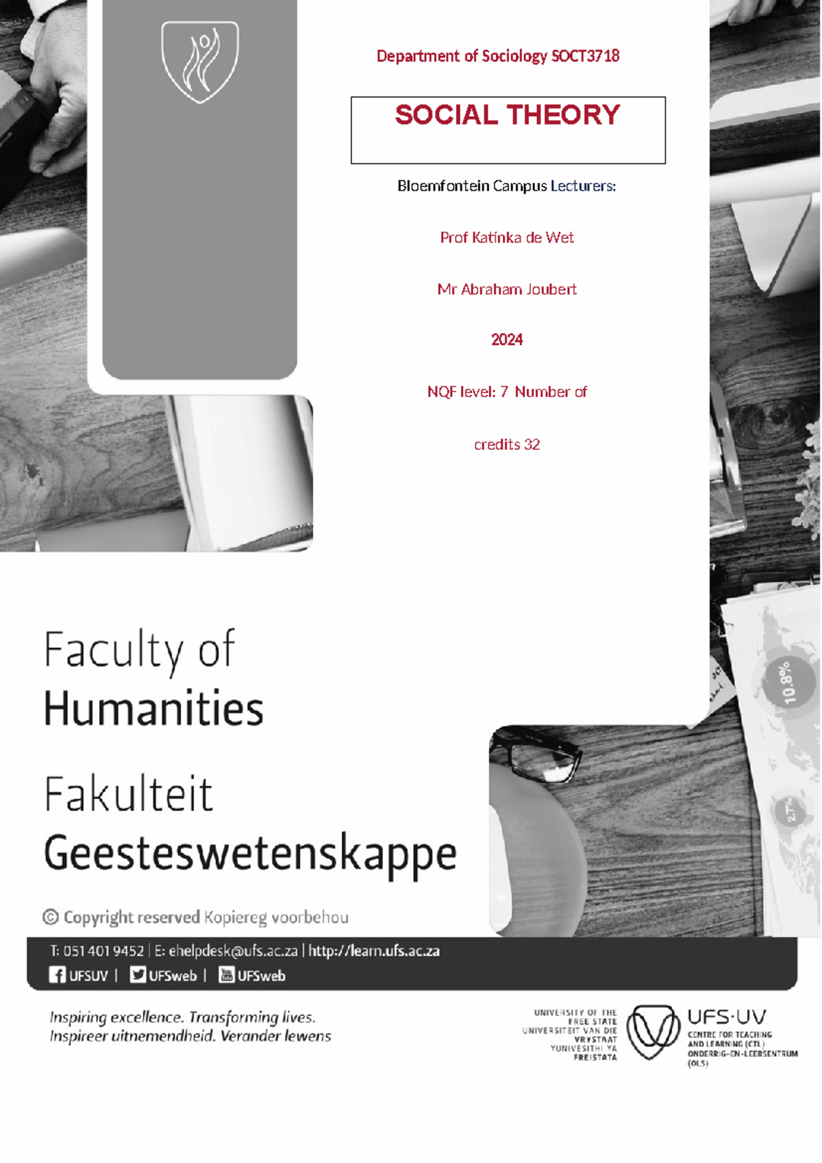 Module Guide for SOCT3718: Social Theory 2024 Final Exam - Studocu