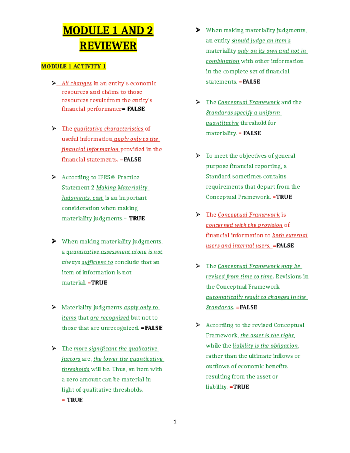 CFAS-Chapter-2 - Serve as an aid for student in answering their ...