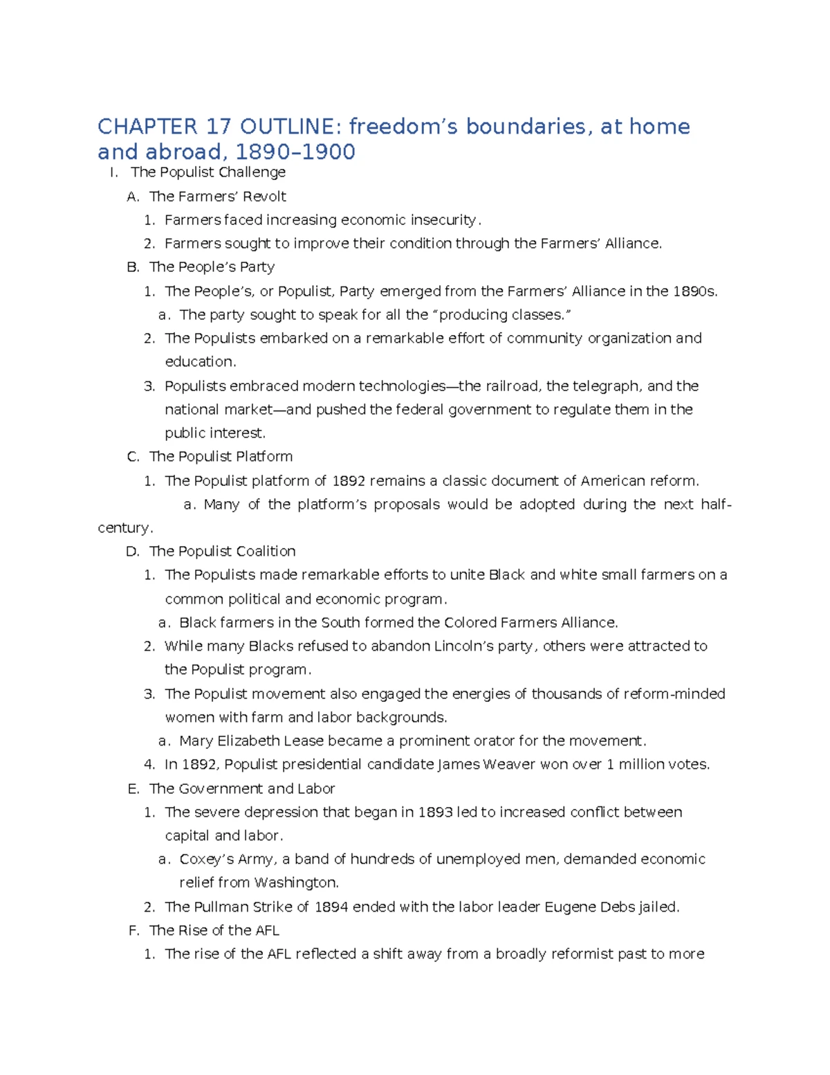 GML7 Chapter 7 Summary - Founding a Nation: From Confederation to ...