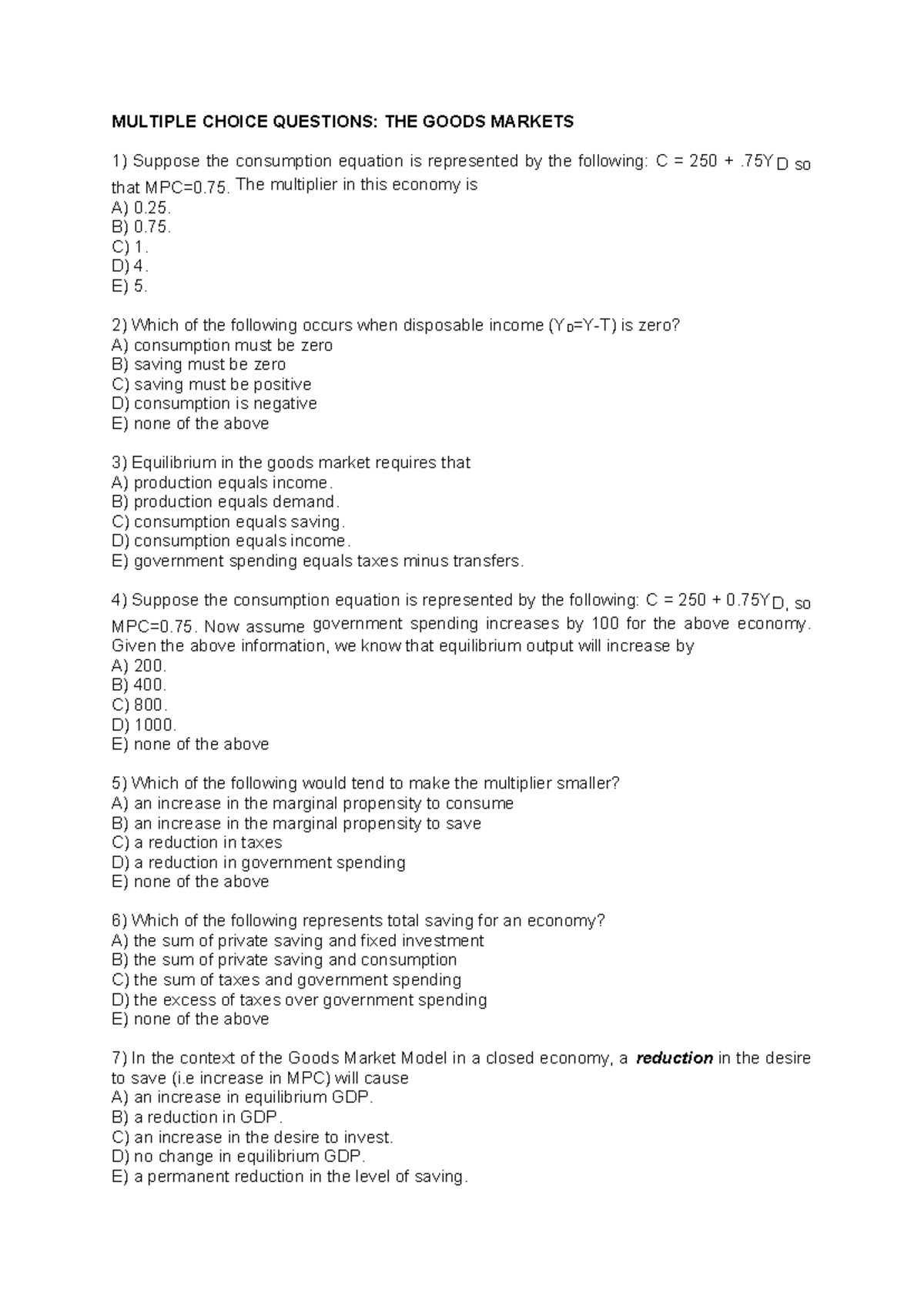 MC SET - UNIT 2 (A) - Multiple Choice Questions - MULTIPLE CHOICE ...