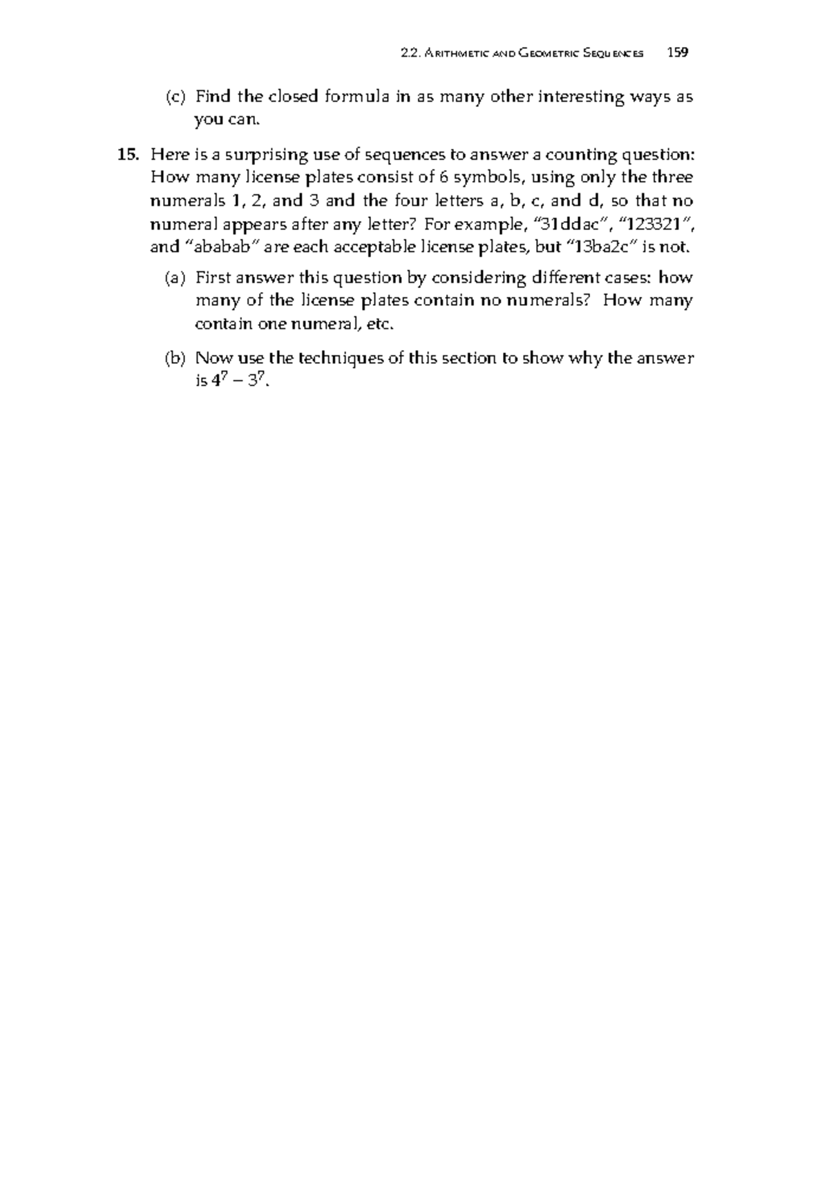 Discrete mathematics-59 - Arithmetic and Geometric Sequences 159 (c ...