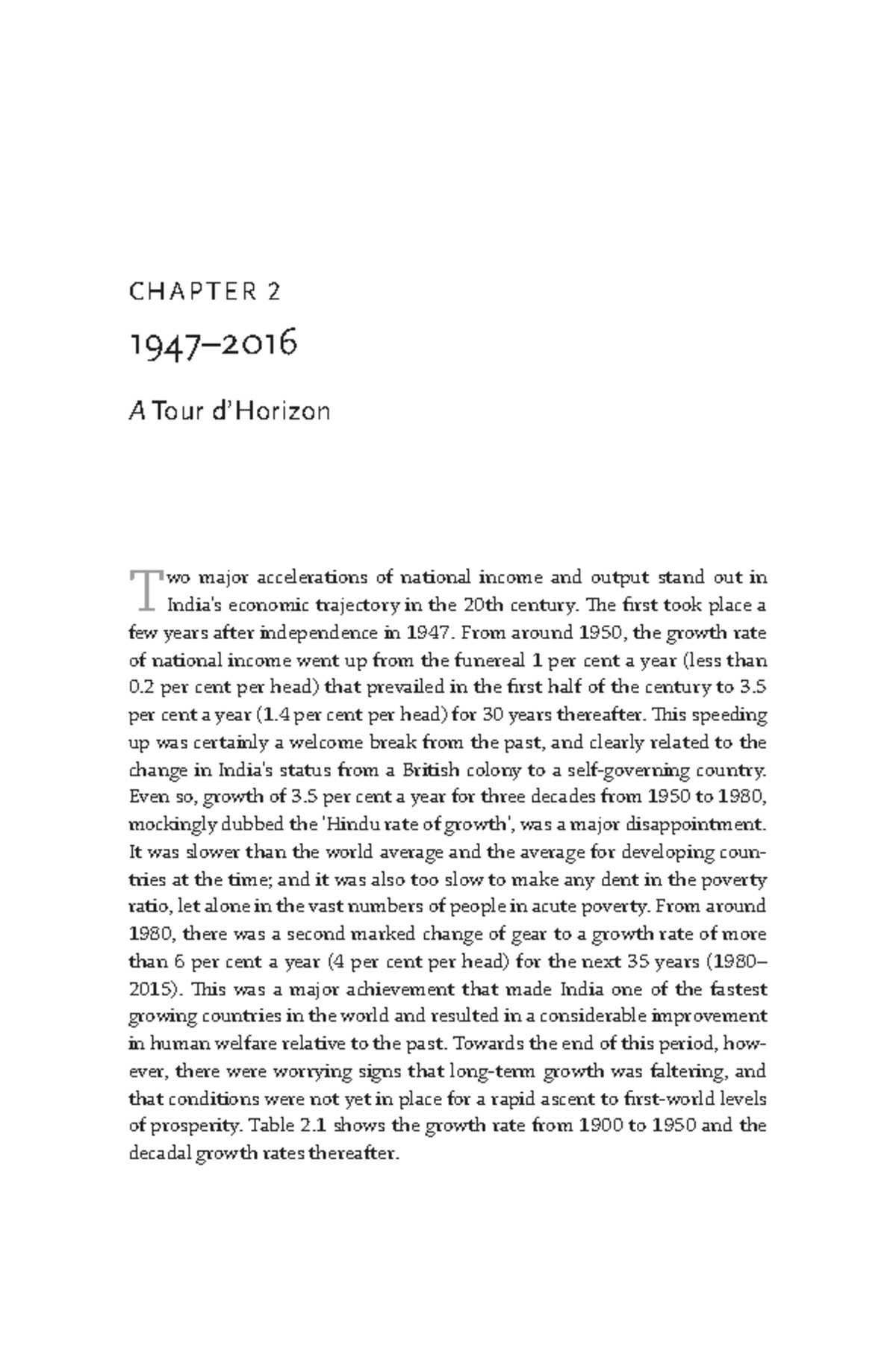 Vijay Joshi-India's Long Road (book) - C H A P T E R 2 1947– 2016 A ...