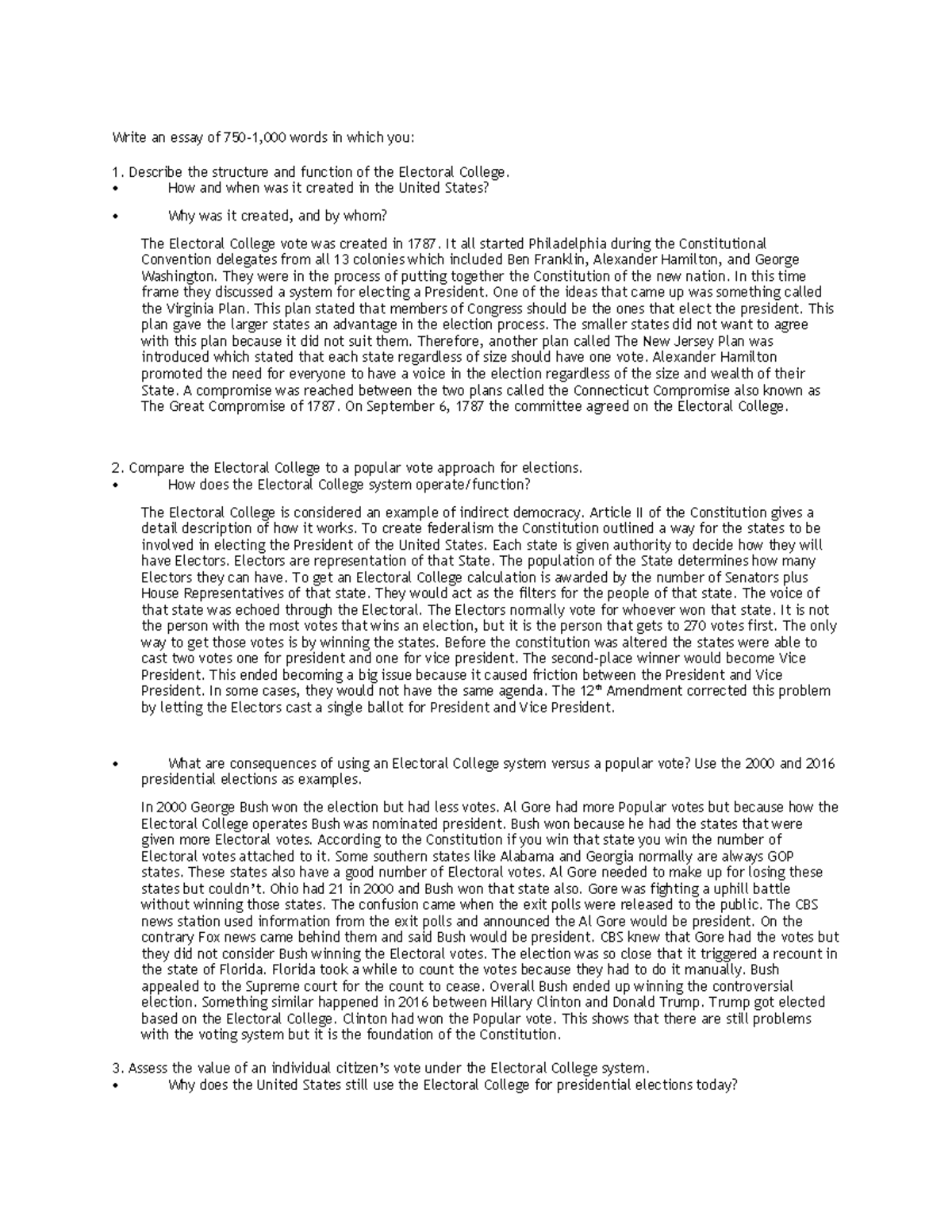 Electoral College Analysis: Structure, Function & Historical Context ...